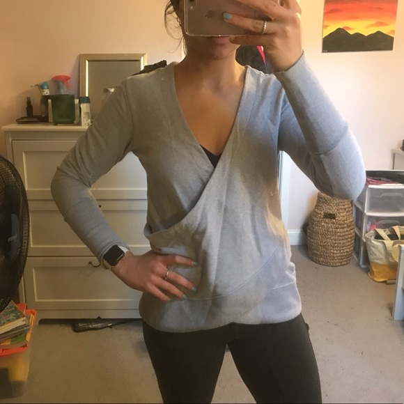 Lucy | Tops | Lucy Athletic Wrap Sweatshirt | Poshmark